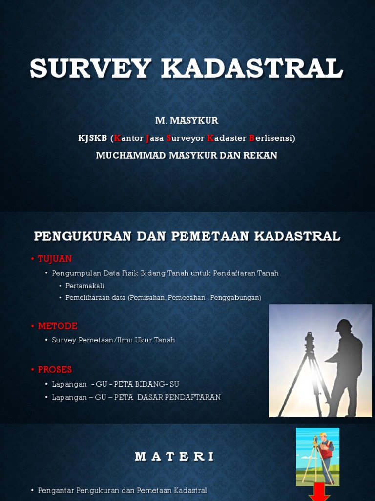 01 Survey Kadastral | PDF