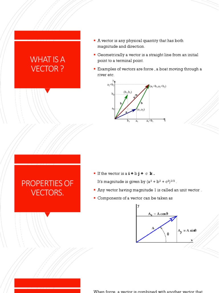 Understanding Vector Concepts and Applications | PDF