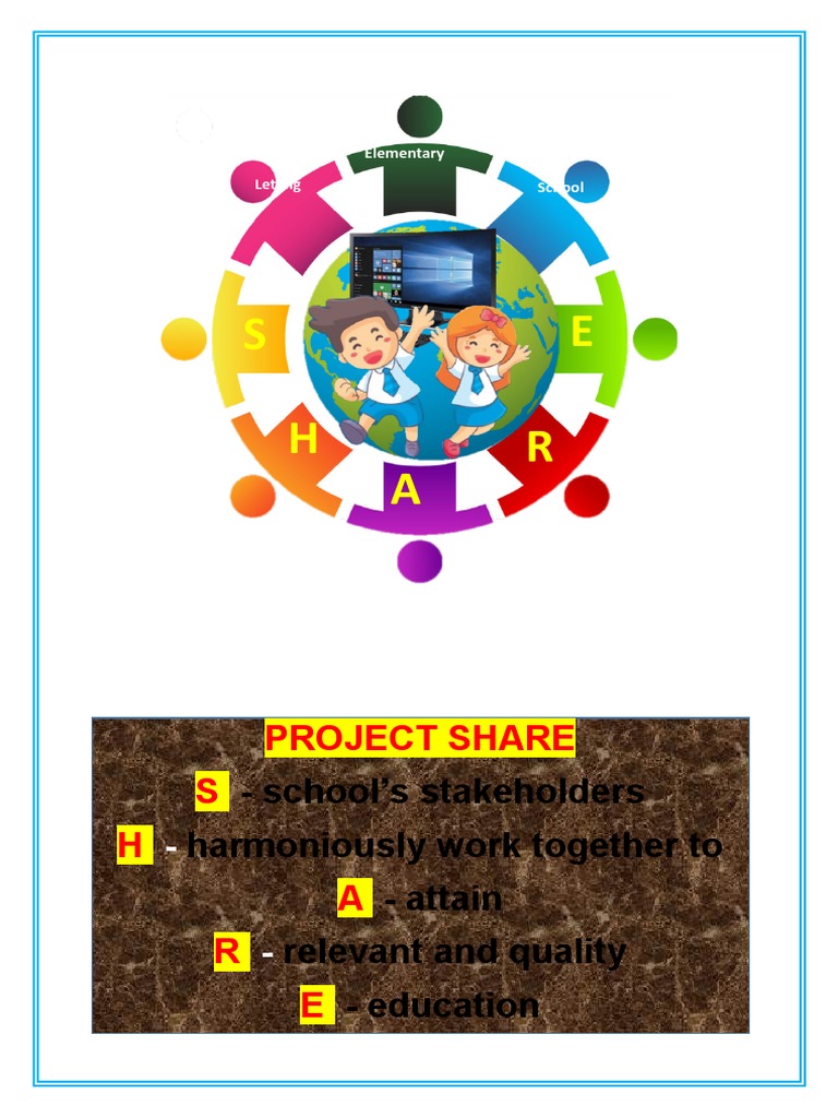 Project Share S H A R E | PDF | Teachers | Educational Technology