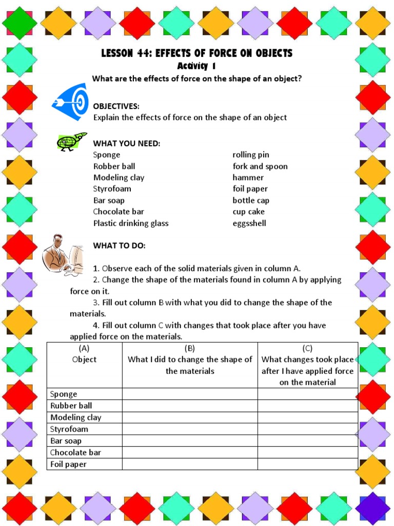 Activity Worksheet in Science..Third Quarter | PDF | Sound | Magnet
