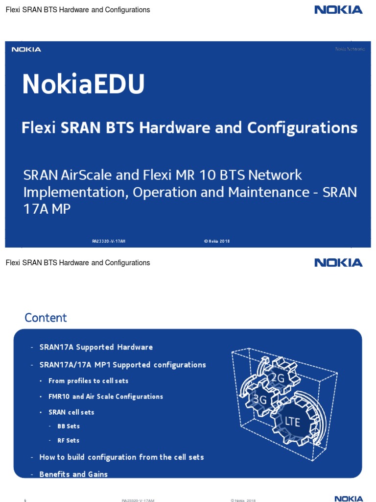 LE02 Flexi SRAN BTS Hardware and Configurations | PDF | Lte ...