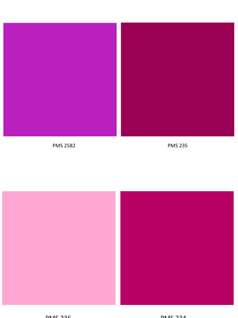 Pantone Color Codes List | PDF