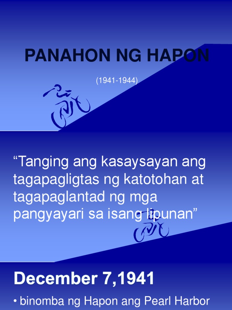 Panahon NG Hapon | PDF