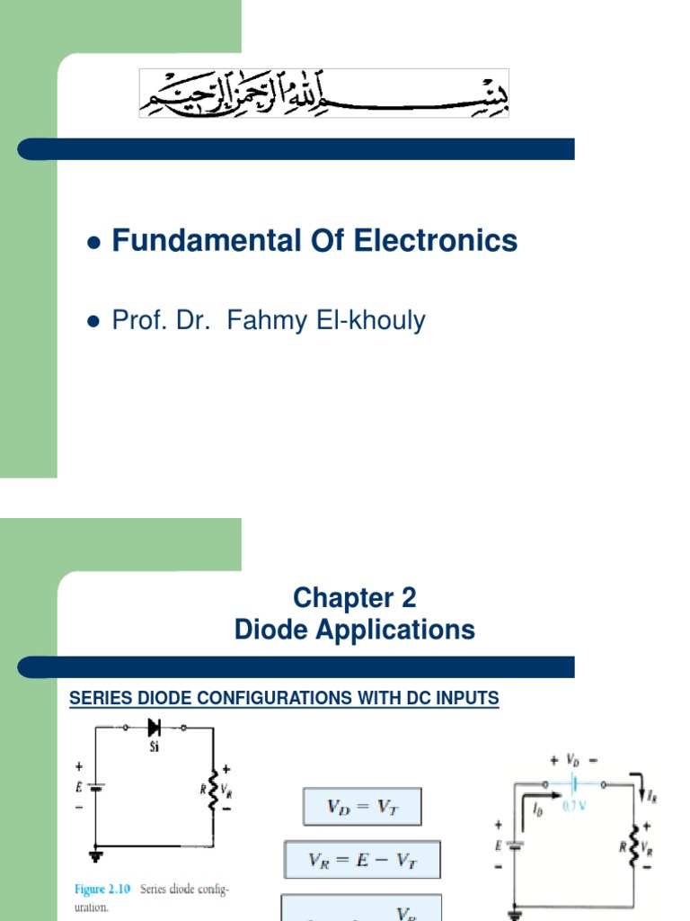 Chap2 Electronic PDF | PDF | Rectifier | Electrical Equipment