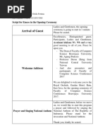 MC SCRIPT - Formal Event | PDF | Humility