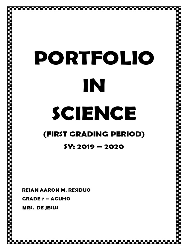 Grade 7 Science Portfolio | PDF