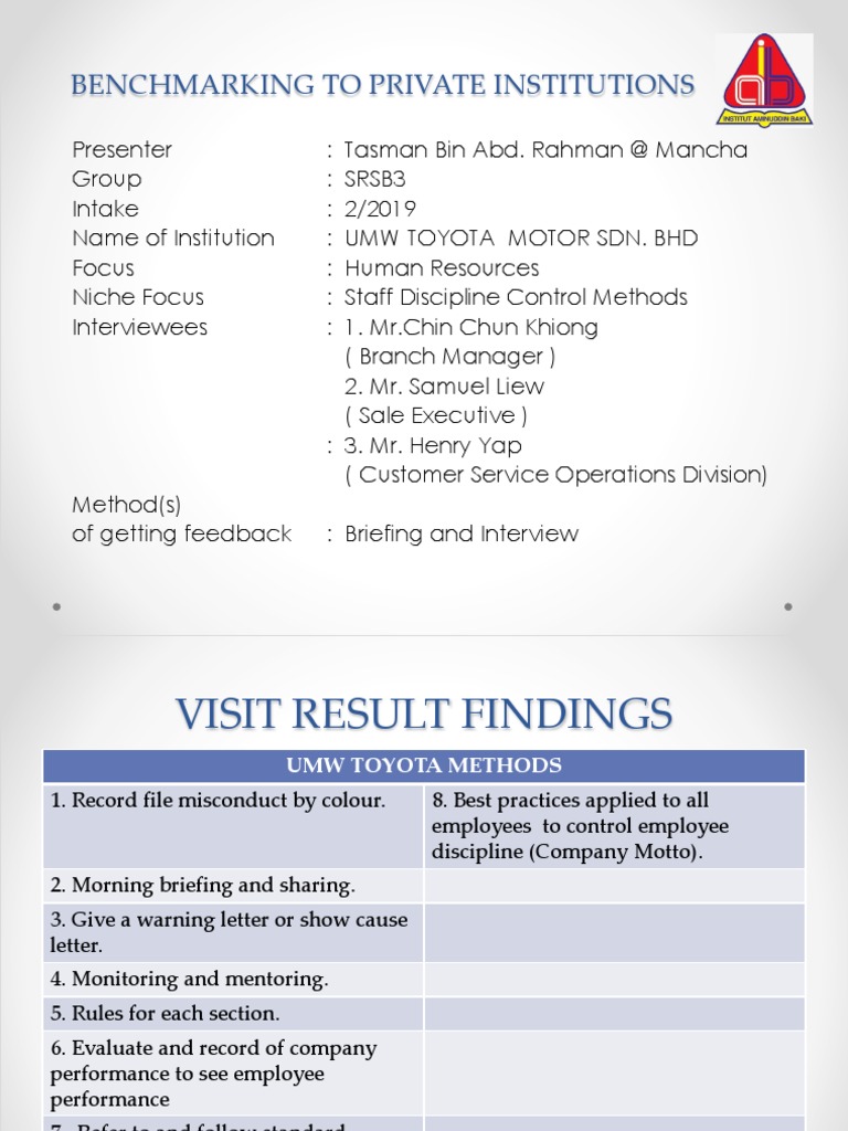 Benchmarking To Private Institutions | PDF