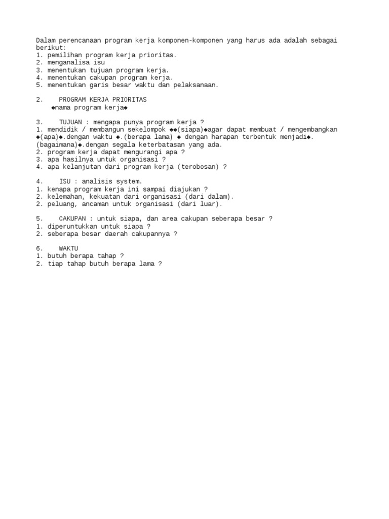 Cara Membuat Proker | PDF | Bisnis | Komputer