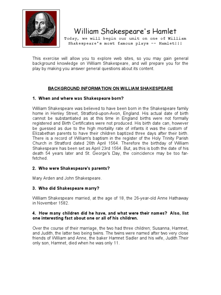 Shakespeare | PDF | William Shakespeare | Hamlet