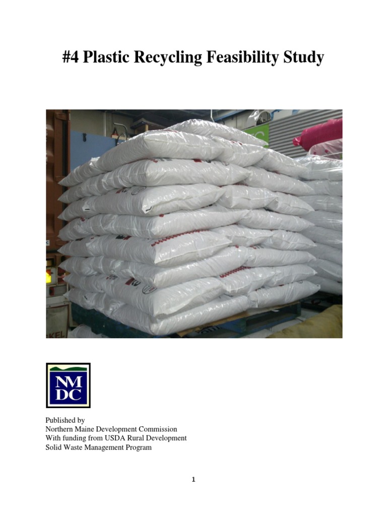 #4 Plastic Recycling Feasibility Study | PDF | Municipal Solid Waste ...