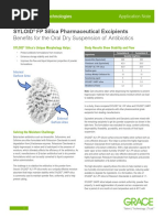 Syloid 244 FP Usa | PDF | Silicon Dioxide | Adsorption
