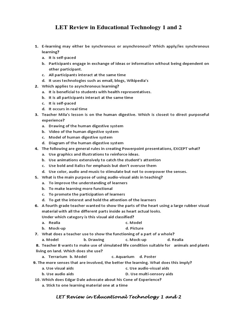 Ed Tech 12 | PDF | Educational Technology | Teachers