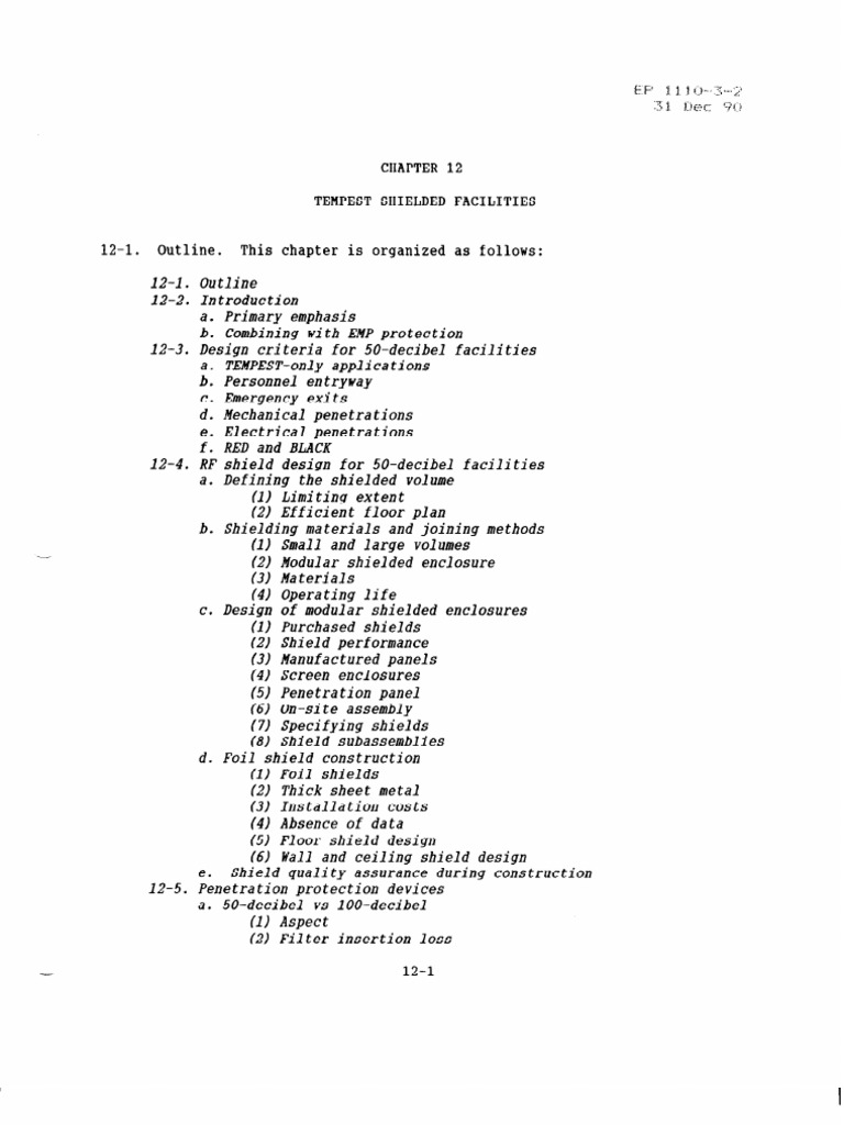 TEMPEST RF Shielding Design Guide | PDF | Aluminium Foil | Pipe (Fluid ...