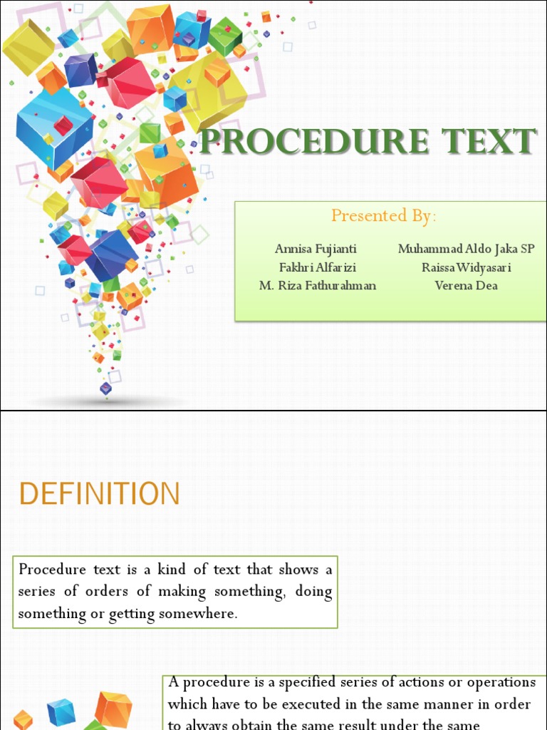 Procedure Text | PDF | Compost | Foods