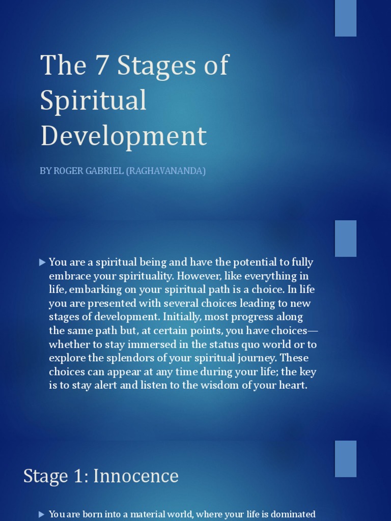The 7 Stages of Spiritual Development | PDF | Spirituality | Chakra