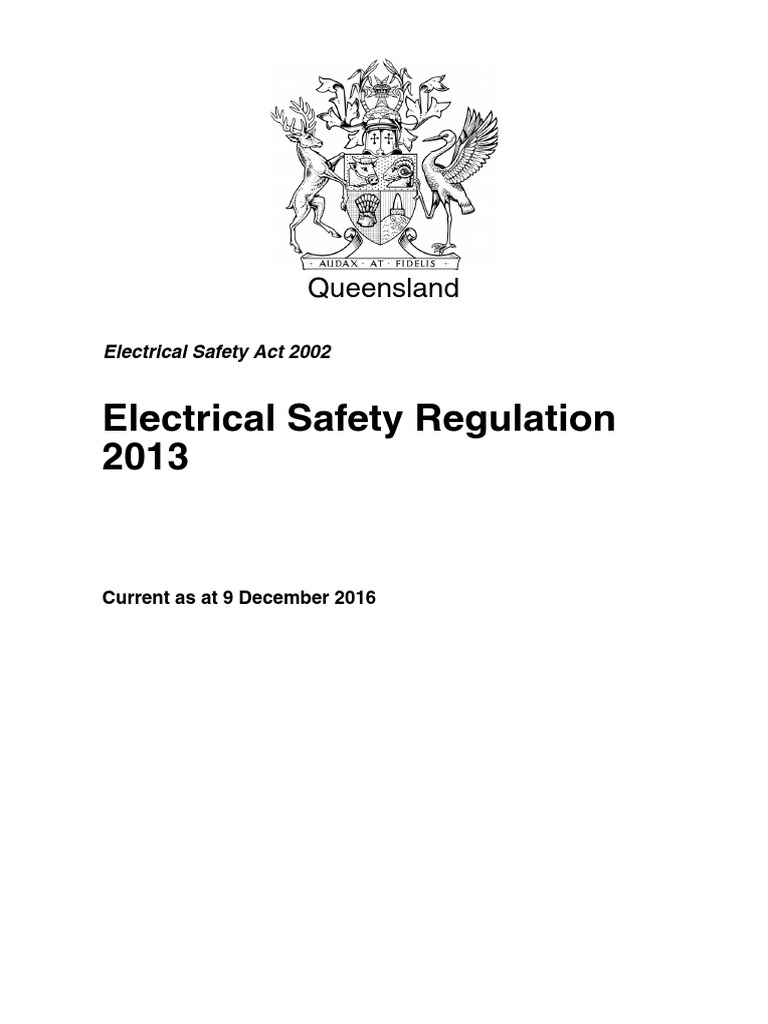 Electrical Safety Regulation | PDF | Electrical Wiring | Electric Power ...
