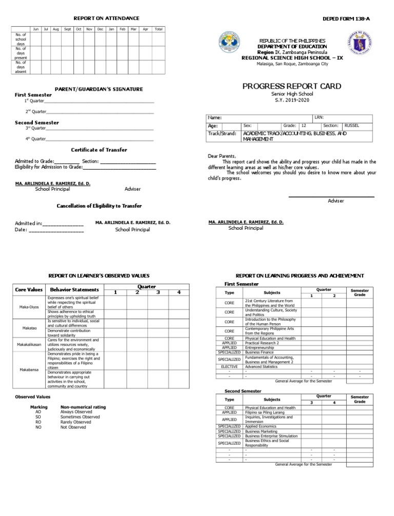 Abm g12 Card Template | PDF | Entrepreneurship | Economics