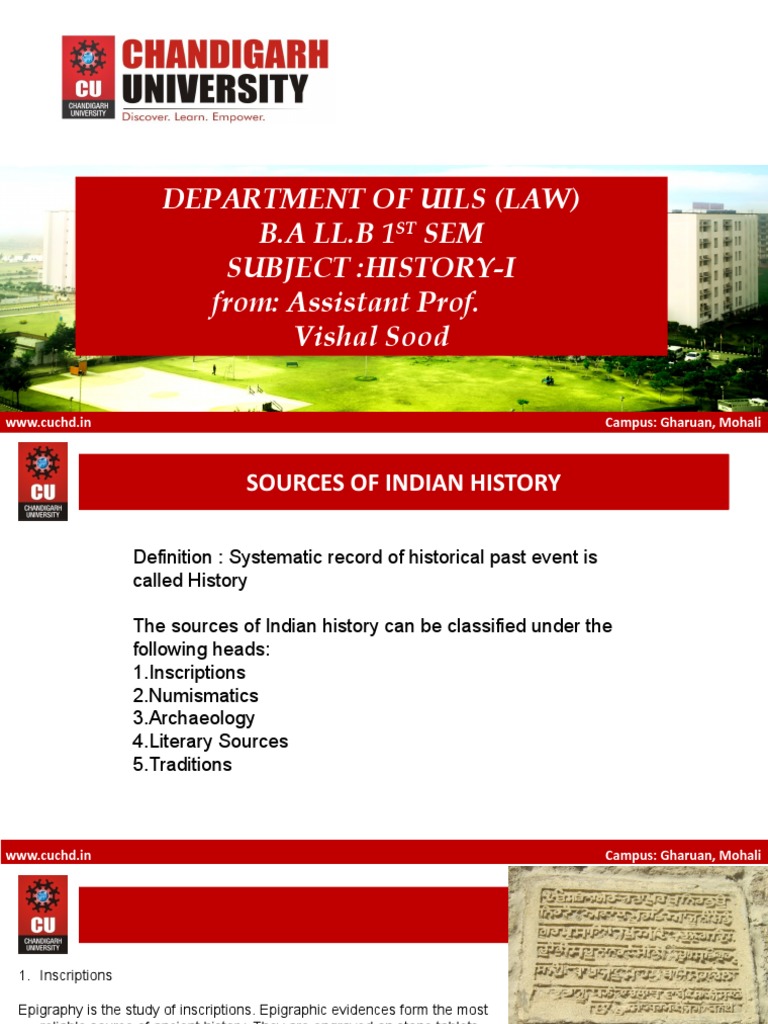 Sources of Ancient History | PDF | Epigraphy | Ancient History