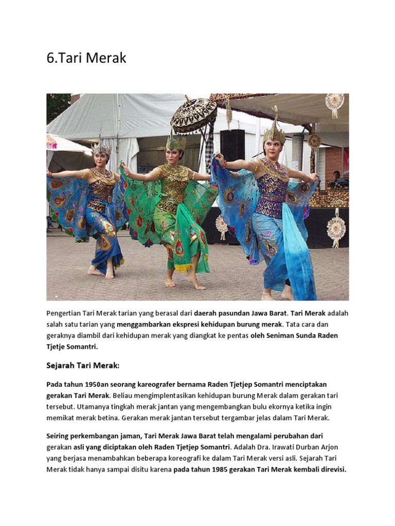 Tari Merak | PDF
