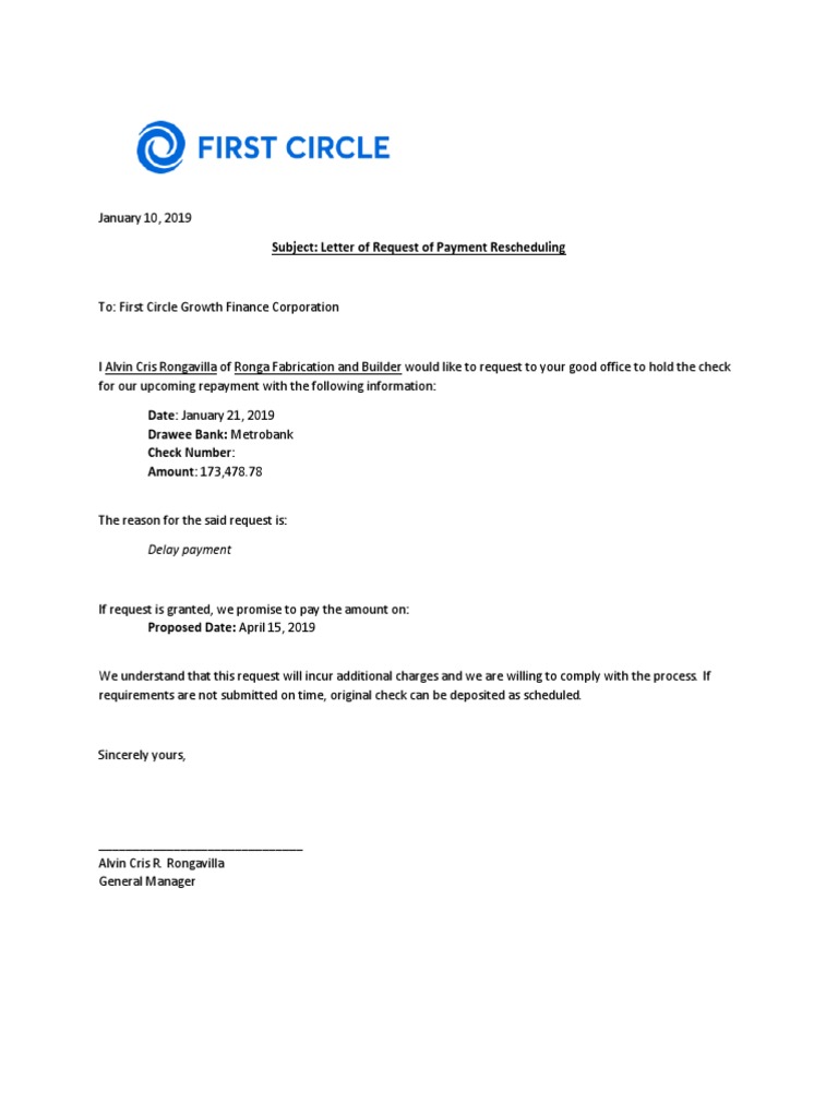 Letter of Request | PDF