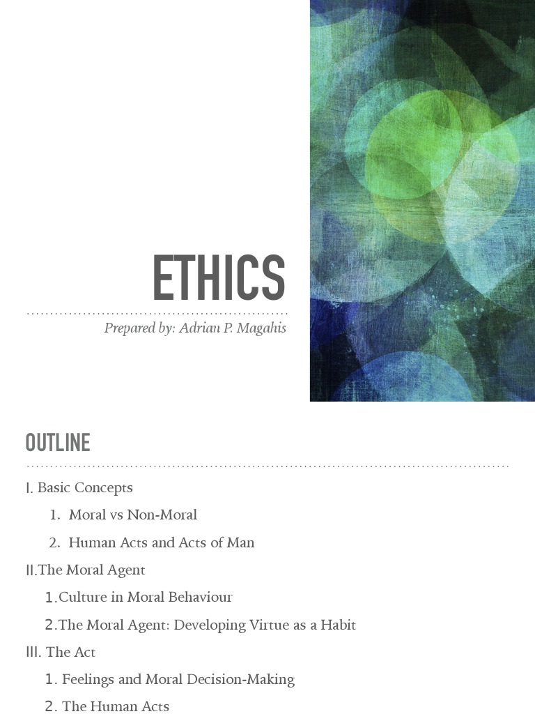 Ethics PDF | Download Free PDF | Free Will | Morality