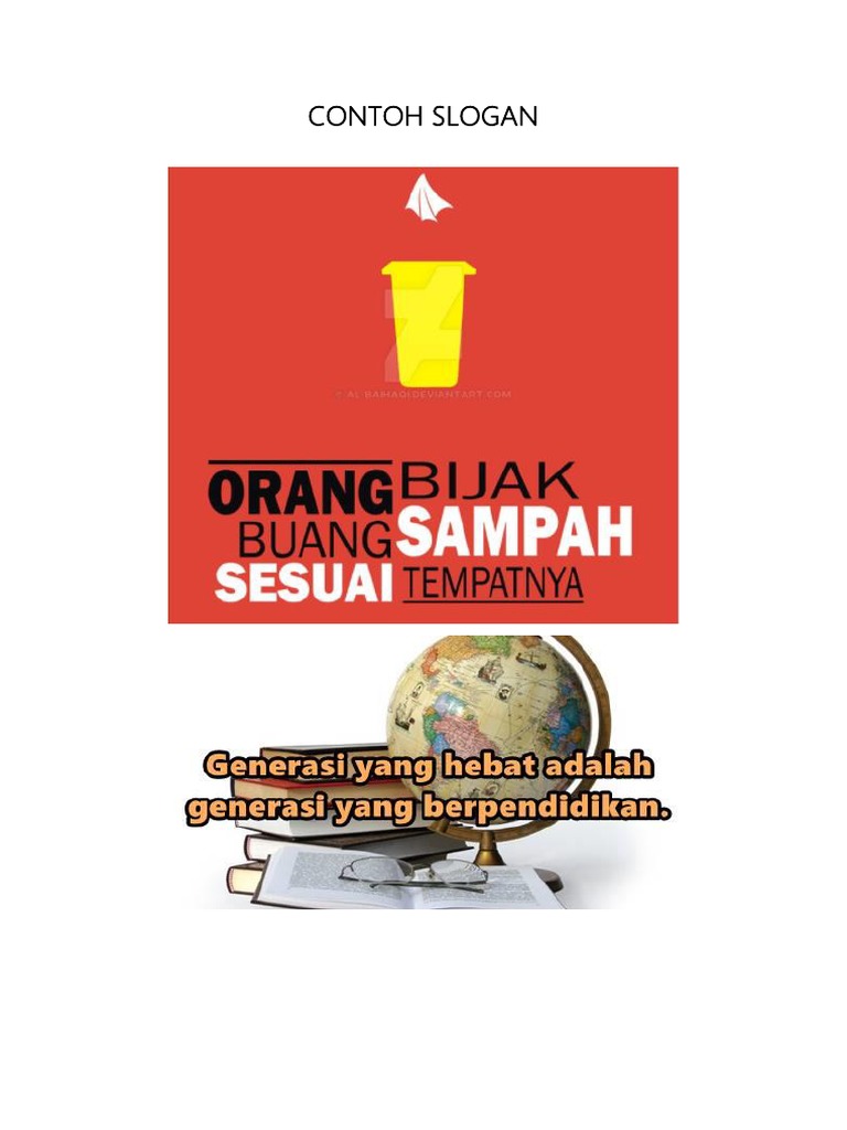 Contoh Slogan, Iklan Dan Poster | PDF