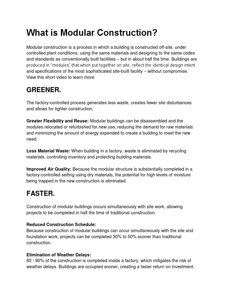 Quali - Ex - Reviewer 26 - Modular Building Systems and Materials | PDF ...