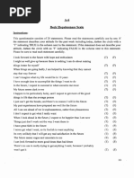 Beck Hopelessness Scale Questionnaire | PDF | Epistemology