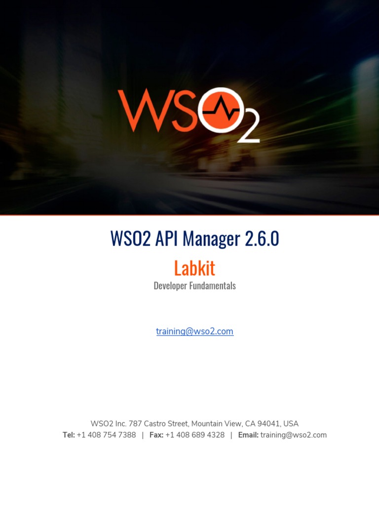 Wso2apim260df Labkit Pdf Application Programming Interface Windows Registry 
