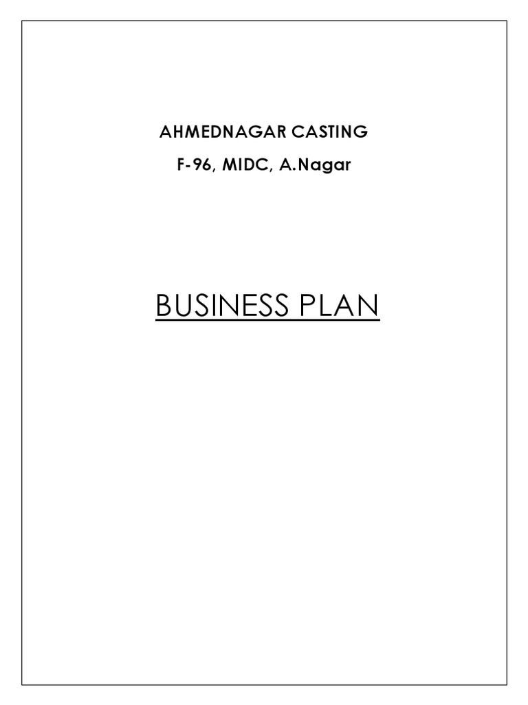 ACPL Business Plan | PDF | Business Plan | Business