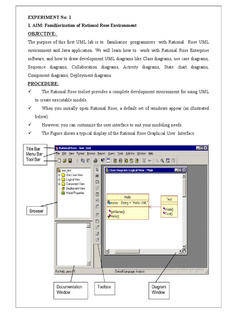 Uml&dp - Lab - Manual (r13) - Student | PDF | Unified Modeling Language | Use Case