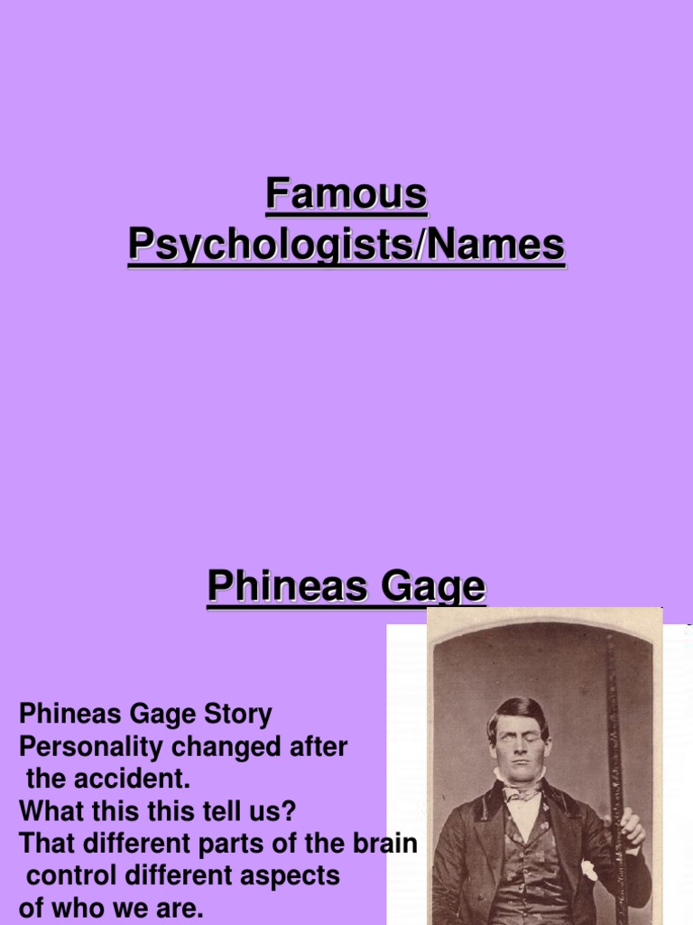 Famous Psychologists | PDF | Intelligence Quotient | Thought