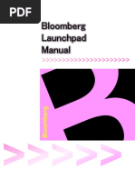 Bloomberg Launchpad User Manual | PDF | Bloomberg L.P. | Microsoft Excel