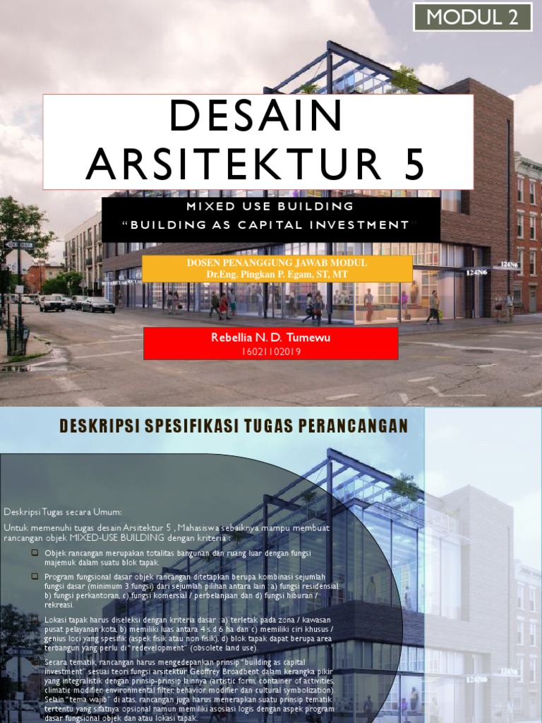 Desain Arsitektur 5 Modul 2 | PDF