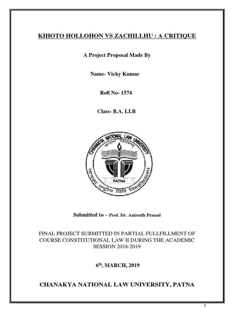 Constitution Project 6th Semester | PDF | United States Constitution ...