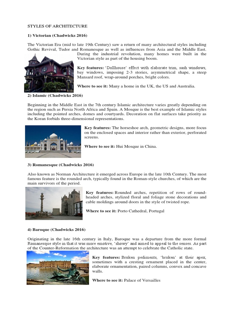 Styles of Architecture | Download Free PDF | Gothic Architecture ...