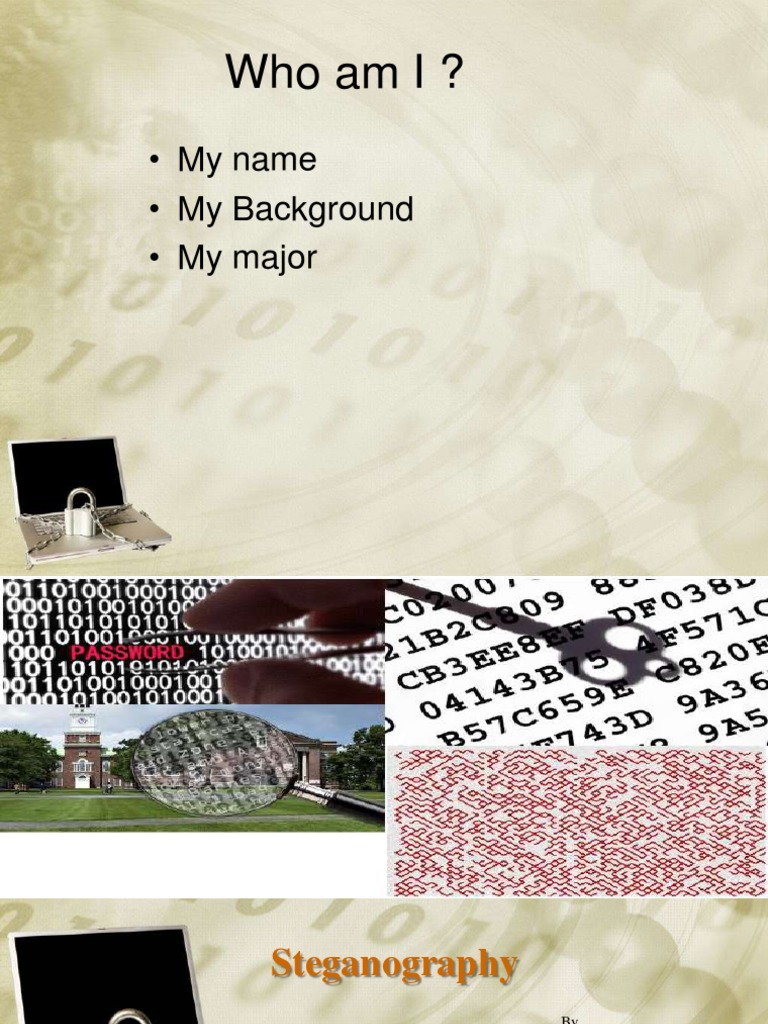 Whoami?: - My Name - My Background - My Major | PDF | Cryptography ...
