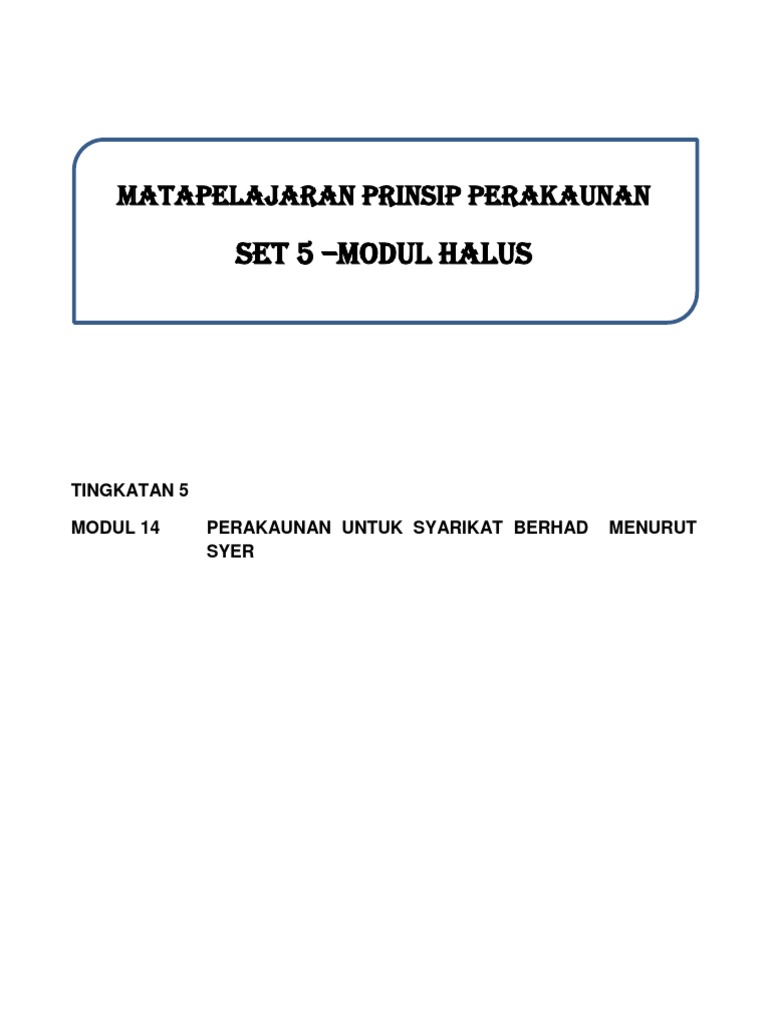 Modul Halus | PDF