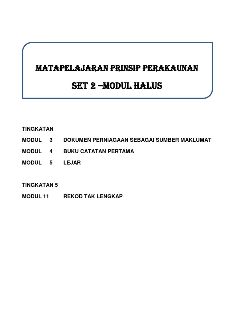 Modul Halus | PDF