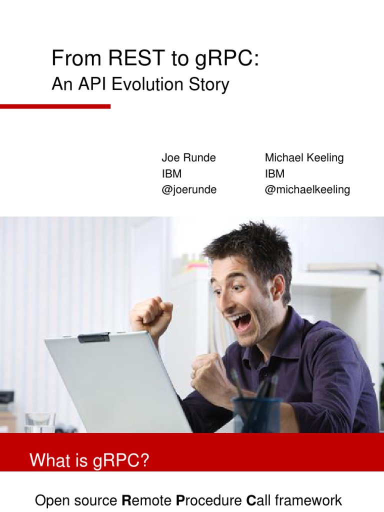 From REST to gRPC: An API Evolution Story | PDF | Hypertext Transfer Protocol | Application ...
