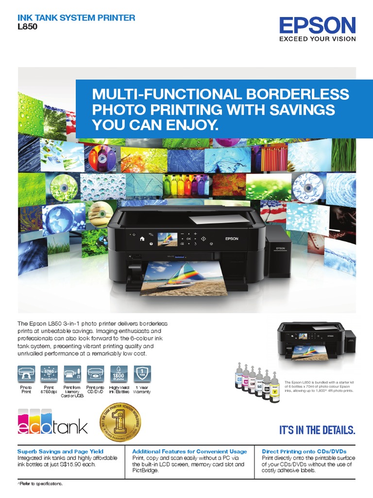 Multi-Functional Borderless Photo Printing With Savings You Can Enjoy ...