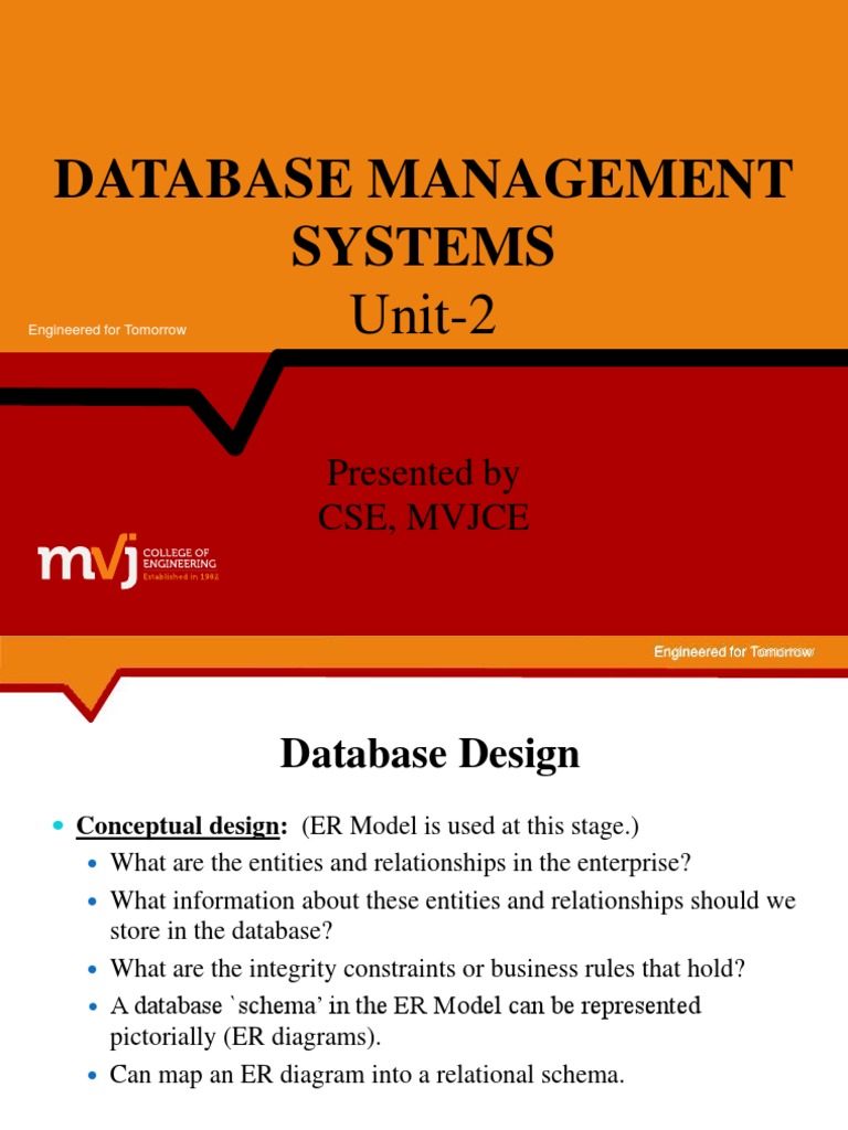 Conceptual Database Design Using Entity-Relationship Modeling | PDF | Conceptual Model | Data Model