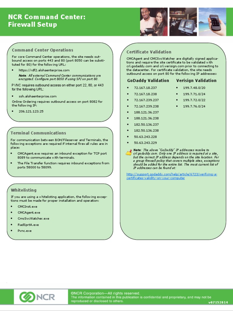 Command Center | PDF | Port (Computer Networking) | Firewall (Computing)