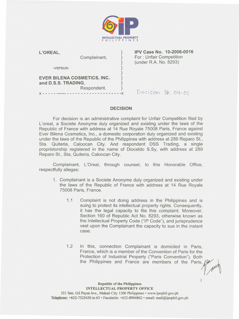 Ipv10 2006 00016 PDF | PDF | Trademark | Injunction