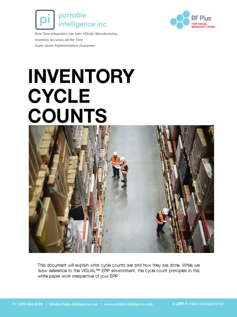 Inventory Cycle Count | PDF | Inventory | Business
