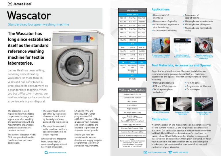 JH Wascator Flyer PDF | PDF | Water | Nature