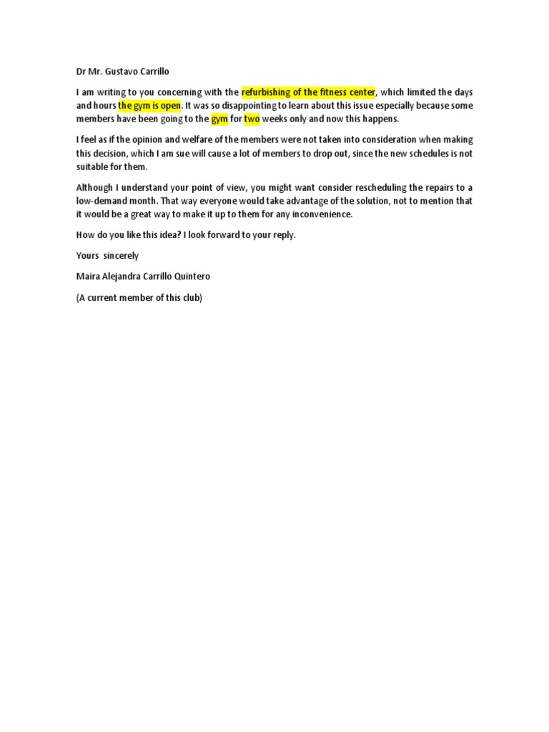 Carta Formal | PDF