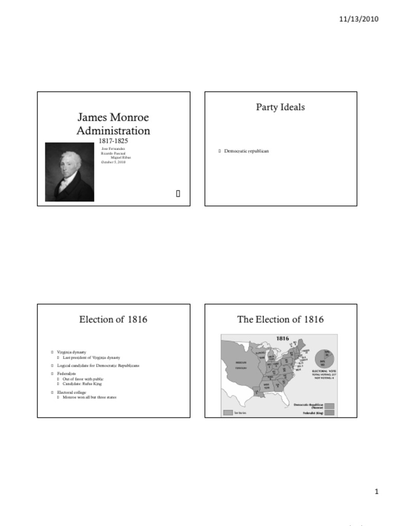 Technical Document Analysis | PDF | James Monroe | North America