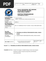 Rancangan Tahunan Taska | PDF