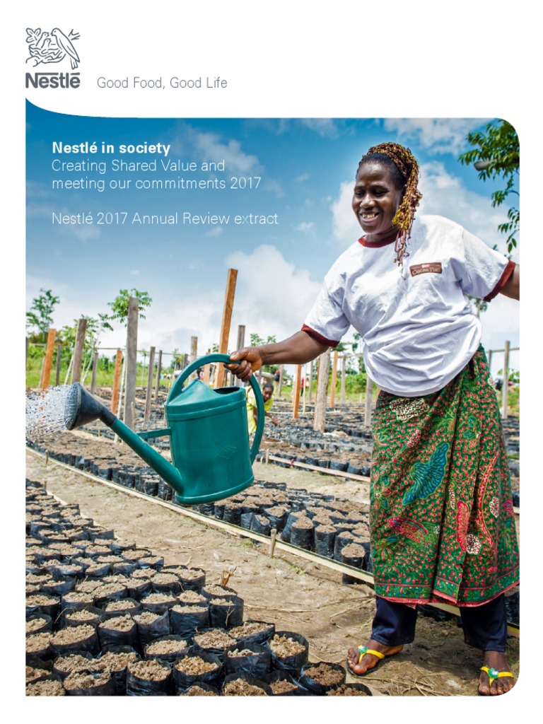 Nestle in Society Summary Report 2017 en | PDF | Sustainability | Nestlé